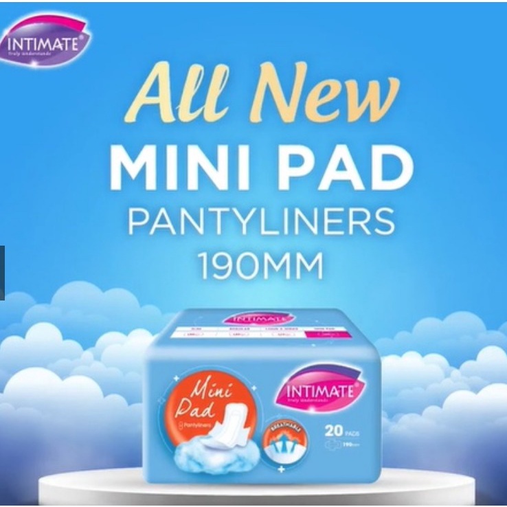 INTIMATE MINI PAD PANTYLINER 20S (MINI PAD WING) | Shopee Malaysia