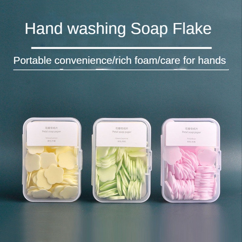 🇲🇾 🏆 Portable Hand Wash Soap Tablet Disposable Carry Travel Mini ...