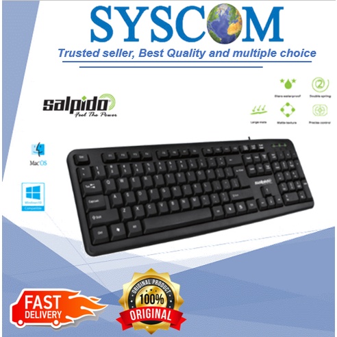 Salpido SAL-K11 USB OFFICE KEYBOARD | Shopee Malaysia