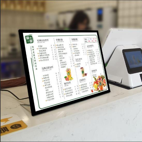 Desktop Menu Display Signboard Led Luminous Ordering a Price List Light ...