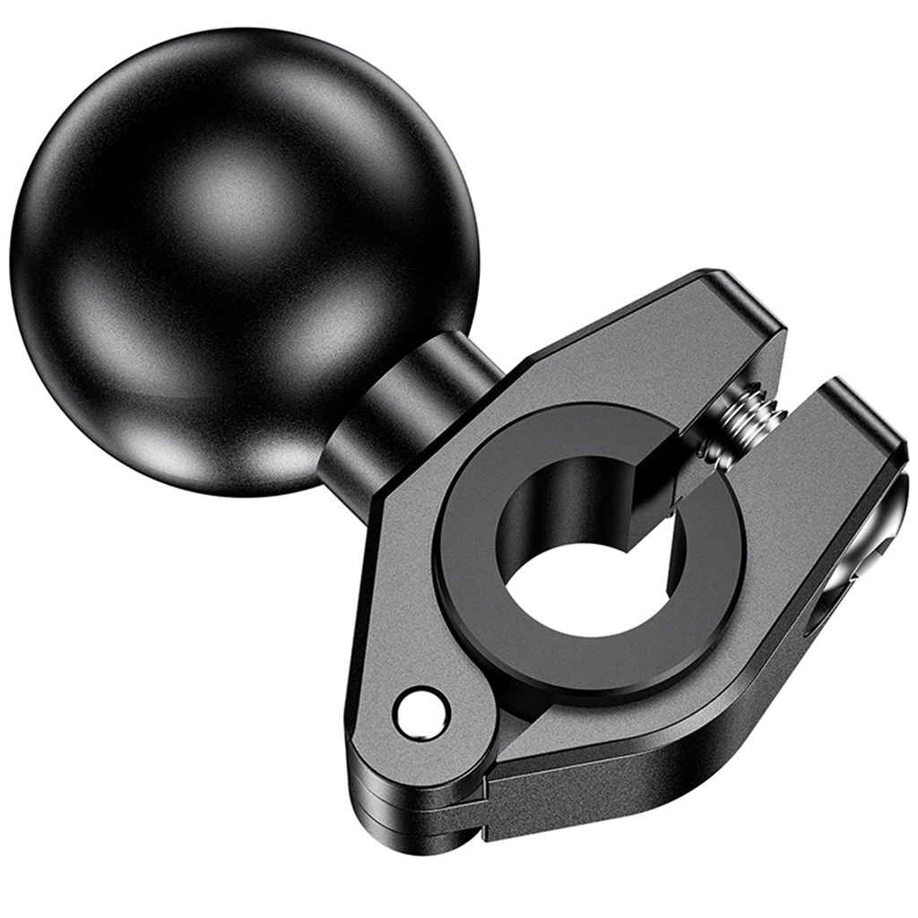 1 inch Ball Head Mount Adapter Motorcycle Bicycle Handle Bar Clip Clamp ...