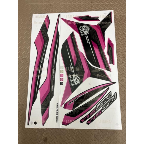 Yamaha Y15 Y15zr Body Cover Stripe Sticker 2022 (ori design) hijau ...
