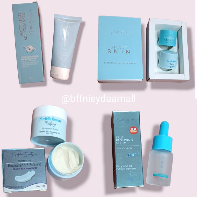 NURFELLA BEAUTY NB SERUM MOISTURISER SMART SKIN NB BOX CLEANSER | Shopee Malaysia