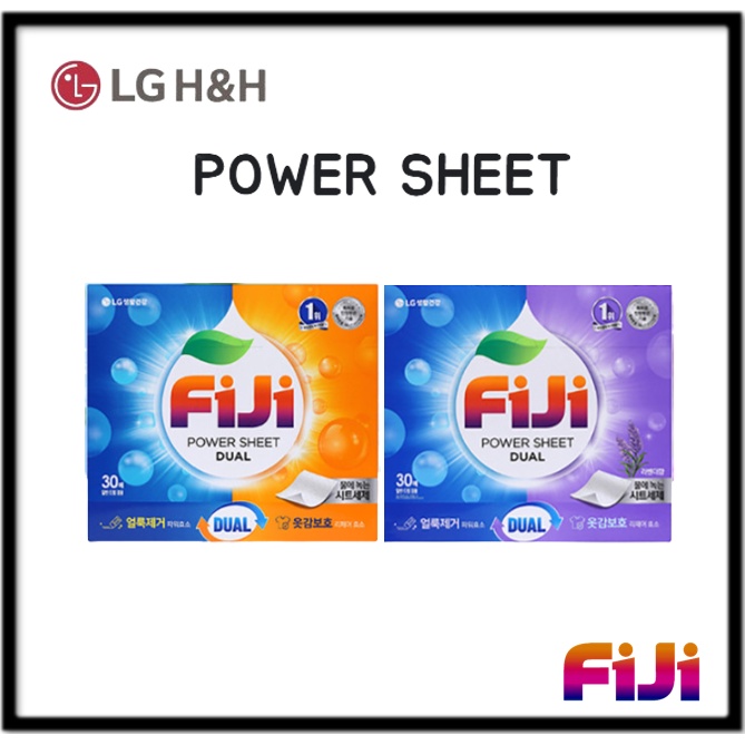 [FiJi] Power Sheet Dual Fresh Lavender Scented 1 Box (30 sheets ...