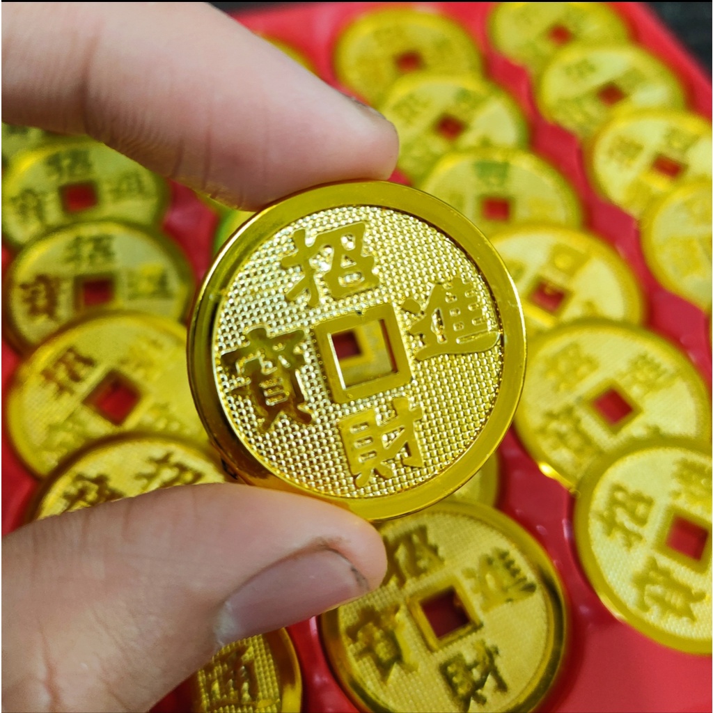 GPS Green Plant Society CNY Lucky Gold Coins Jinbi 新年金币 (1Pcs) | Shopee ...