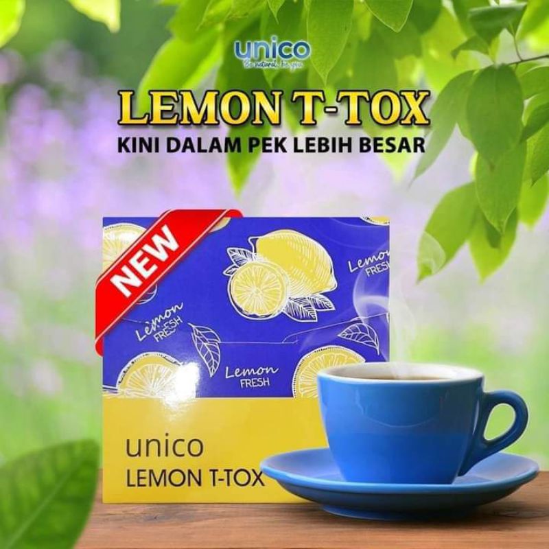Unico Lemon T-Tox (4sachet) (10sachet) | Shopee Malaysia