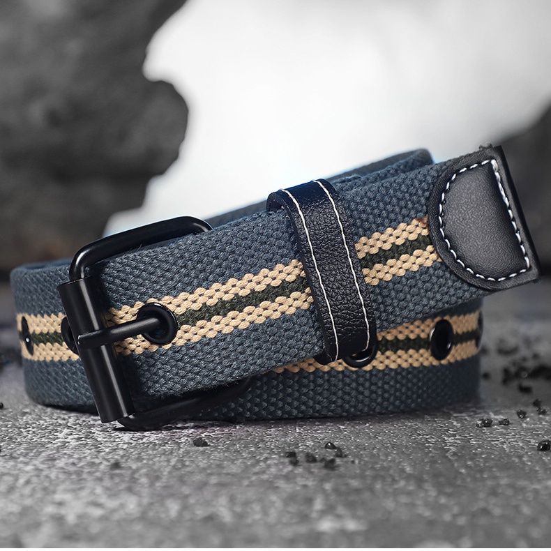 Porous Canvas Casual Belt & Student Men Jeans | Shopee Malaysia