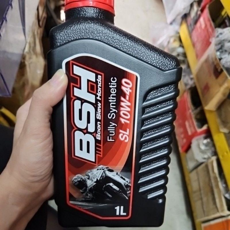 BOON SIEW HONDA MOTOR OIL 4T 10W40 SL FULLY SYNTHETIC 1L | Shopee Malaysia