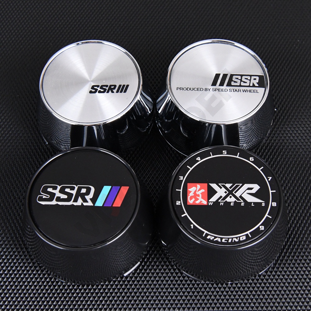 4PCS SSR Wheel Center Cap 56MM Clip Diameter Rim Cap XXR Racing Emblem ...
