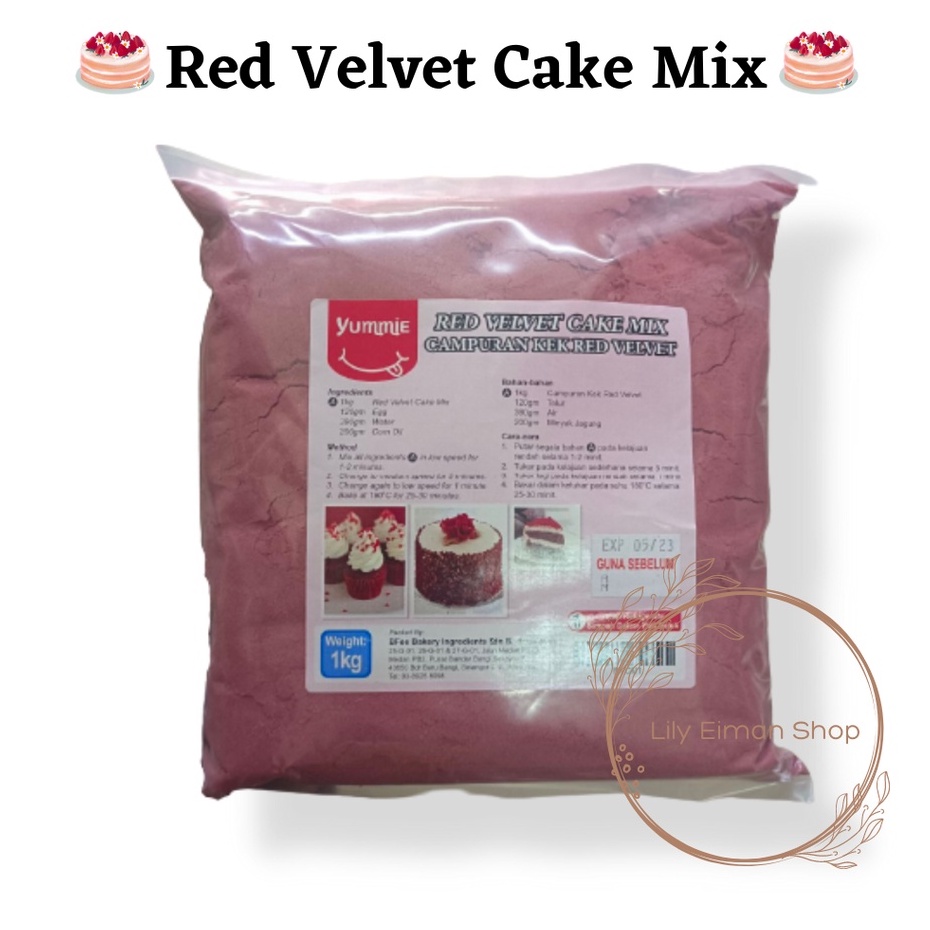 Kek cake red velvet mix 500g 1kg | Shopee Malaysia