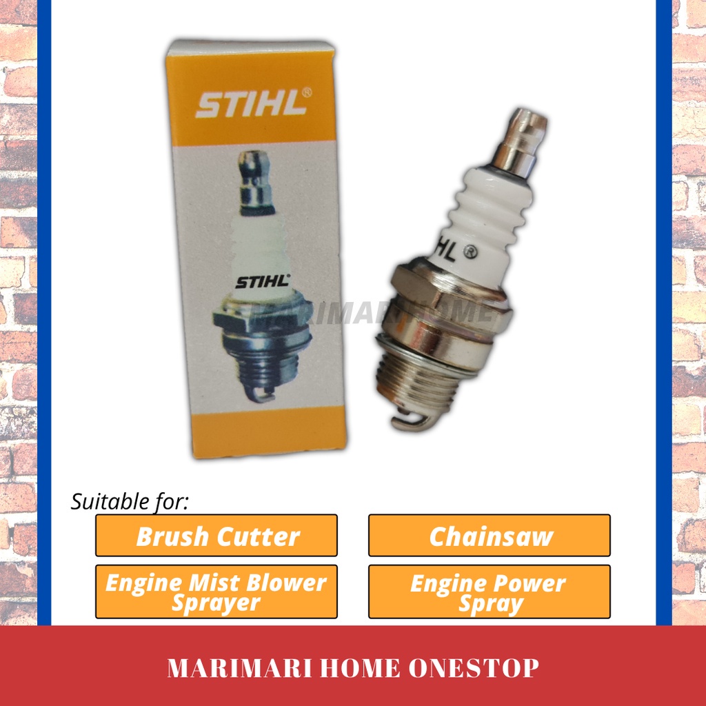 STIHL Spark Plug Mesin Rumput Lawn Mower Plug Brush Cutter Chainsaw ...