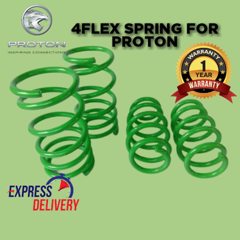 4FLEX SPRING SPORT PROTON SAGA WIRA EXORA IRIZ PERSONA WAJA | Shopee ...