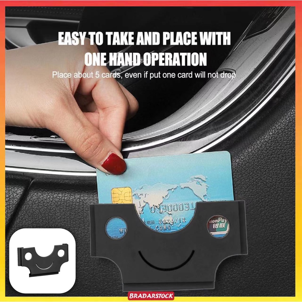 1Pcs Card Holder Car Soft Storage Box TNG Organizer Slot Rack Cover ...
