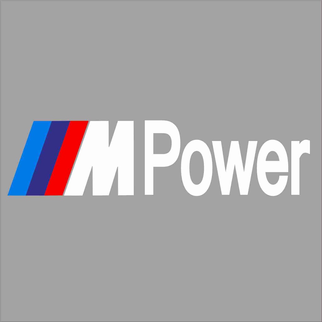 Cutting Sticker - BMW M Power Sticker 12x3cm | Shopee Malaysia