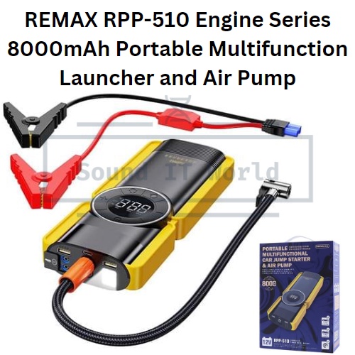 REMAX RPP-510 Engine Series 8000mAh Portable Multifunction Launcher and ...