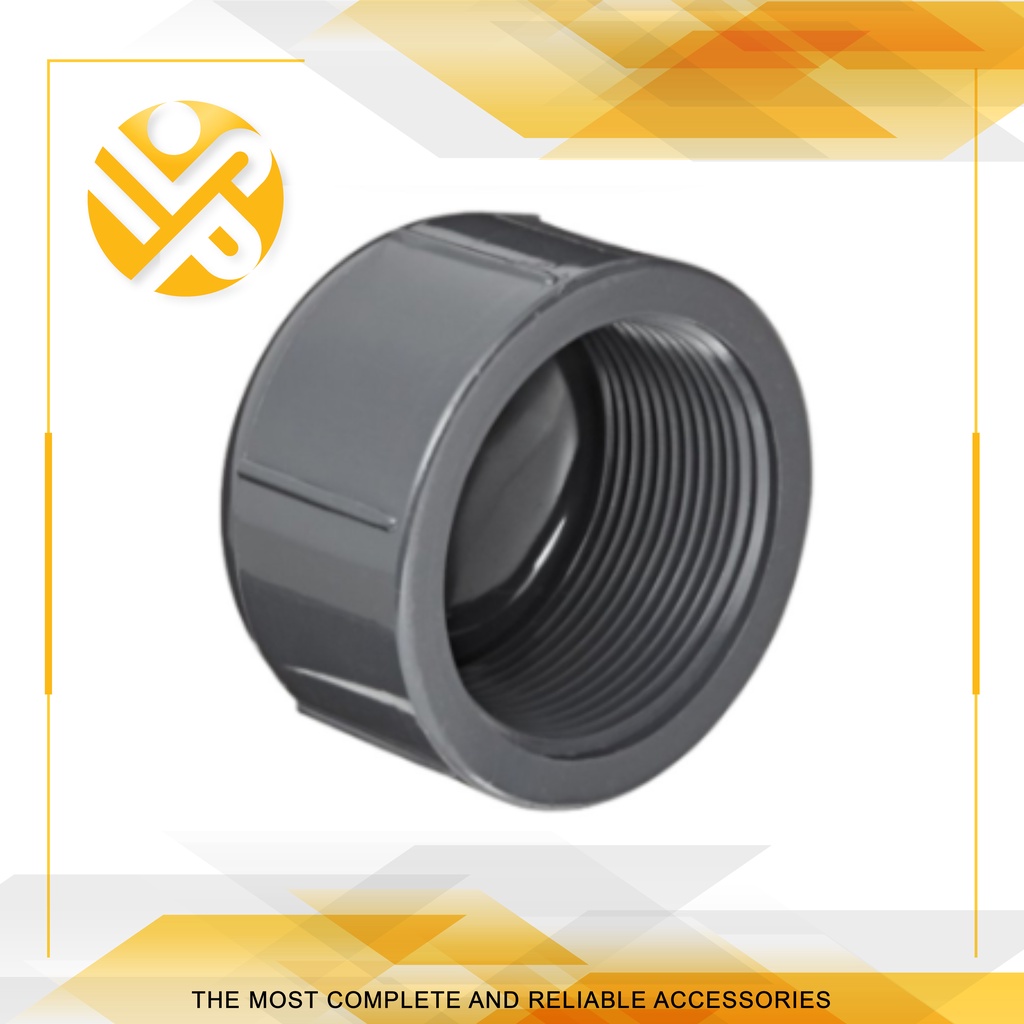 Pvc Dop / Deep Thread Pipe Cap - 1/2" | Shopee Malaysia