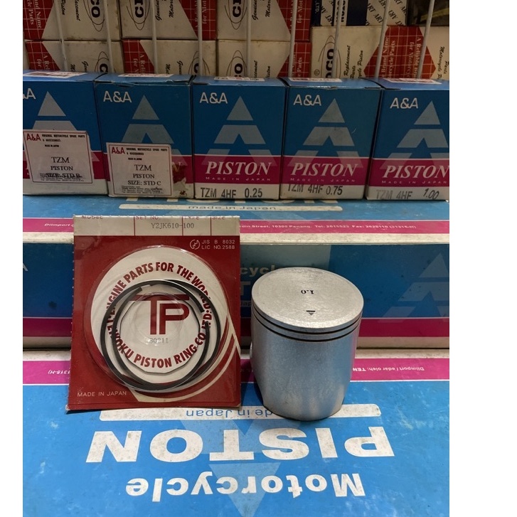 A&A 💯 TZM150 PISTON KIT SET | Shopee Malaysia