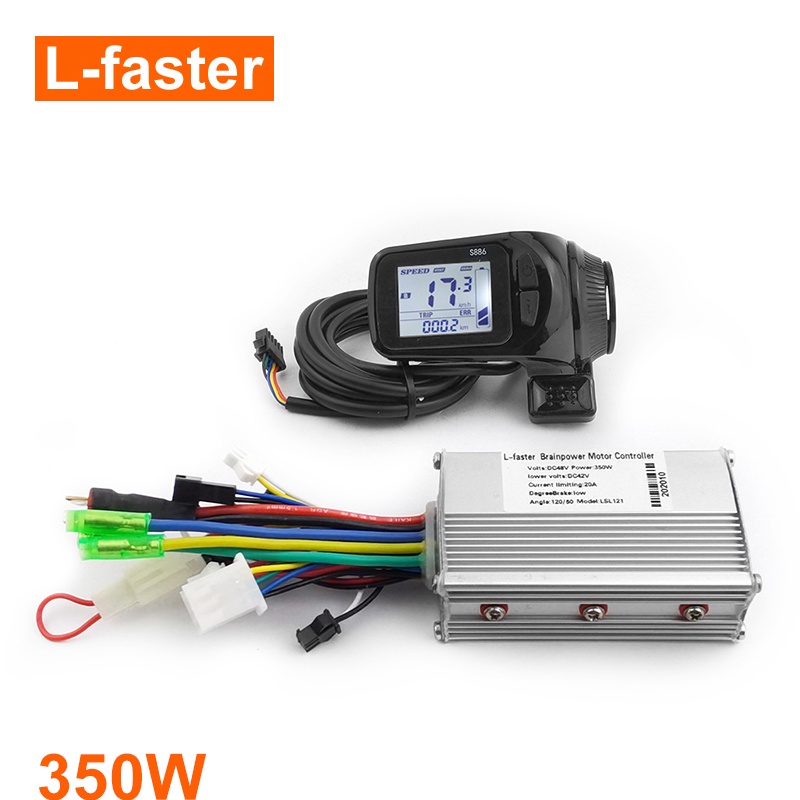 L-faster 250W-350W Electric Scooter Brushless Controller With LCD Panel ...