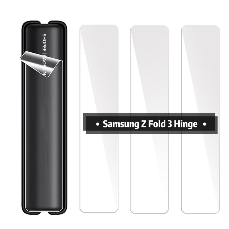 Samsung Z Fold 5/4/3 Front Screen Protector Hinge Protect Back Protect ...