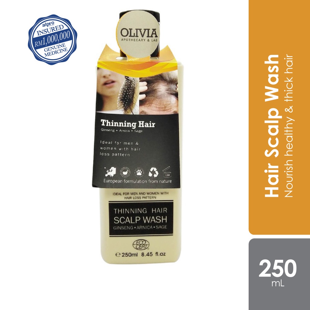 Alpro Pharmacy Exclusive - Olivia Thinning Hair Scalp Wash Shampoo ...