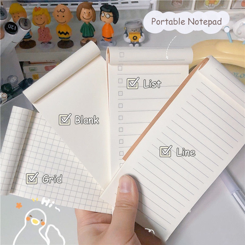 Letit Portable Notebook Kraft Paper Memo Pad Sticky Note Pocket ...