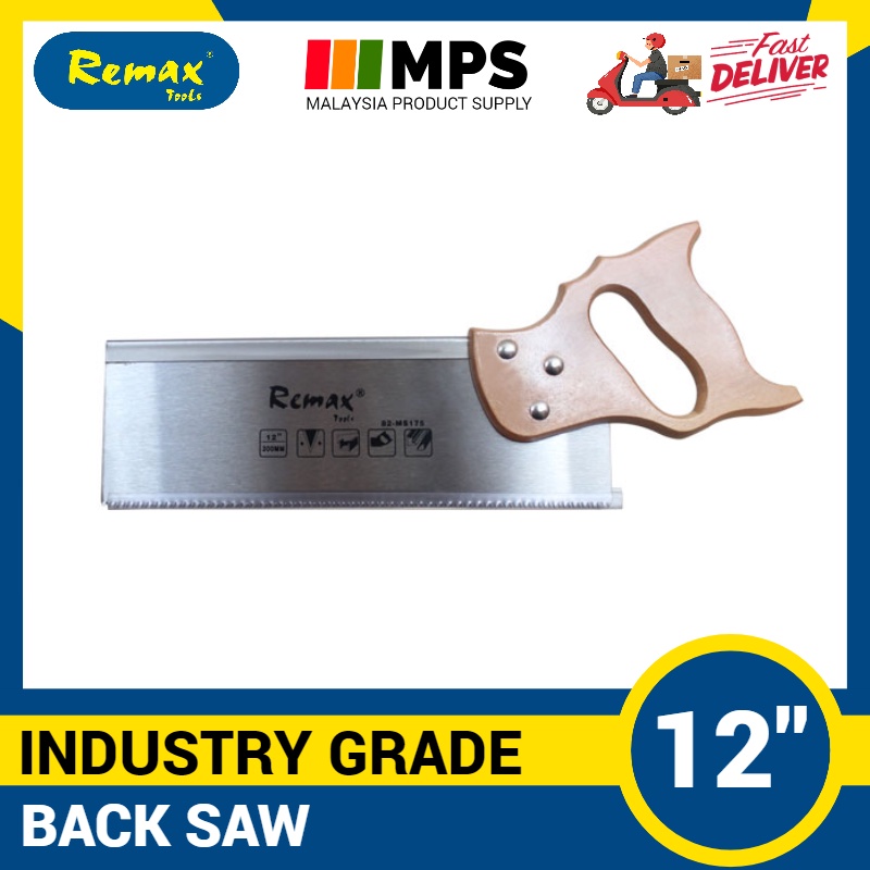 Remax 12 Inch Back Saw for Precision Woodwork and Carpentry Backsaw ...