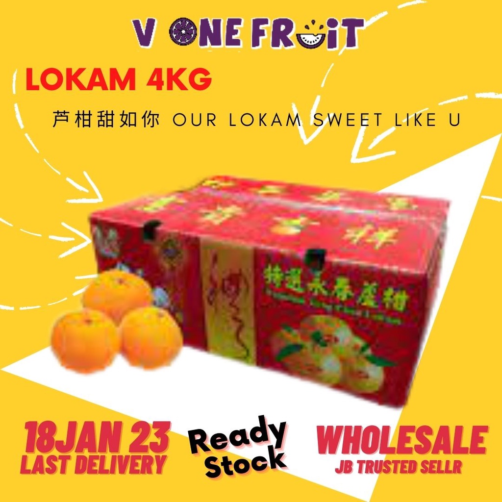 【JB SELLER】 V1 (28-30PCS)CNY Chinese New Year Lukam/Lokam 4KG M size ...