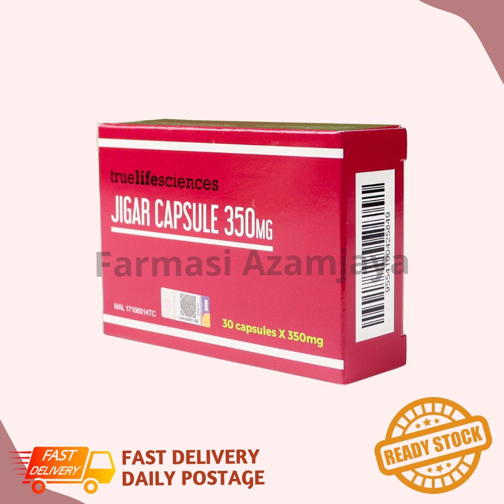 TRUELIFESCIENCES JIGAR CAPSULE 350MG 30'S (EXP:07/2023) | Shopee Malaysia