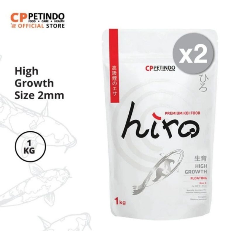 Hiro premium koi growth 1kg 2mm(2pcs) | Shopee Malaysia