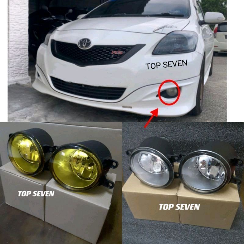 🔥Ready Stock🔥TOYOTA VIOS NCP93 2007-2012 SPORT LIGHT YELLOW/WHITE WITH ...