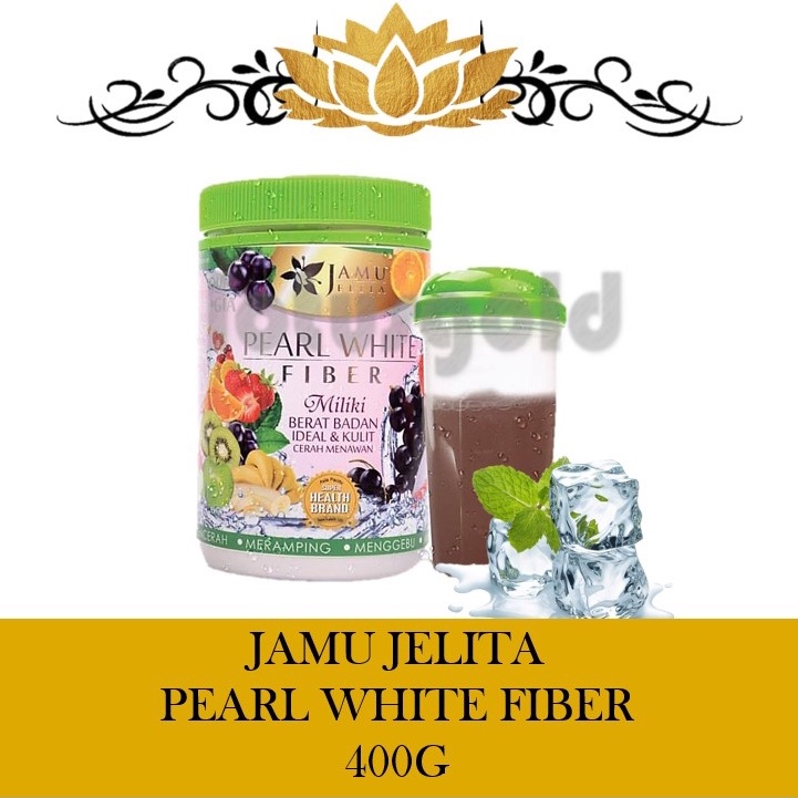 JAMU JELITA PEARL WHITE FIBER (400G) | Shopee Malaysia