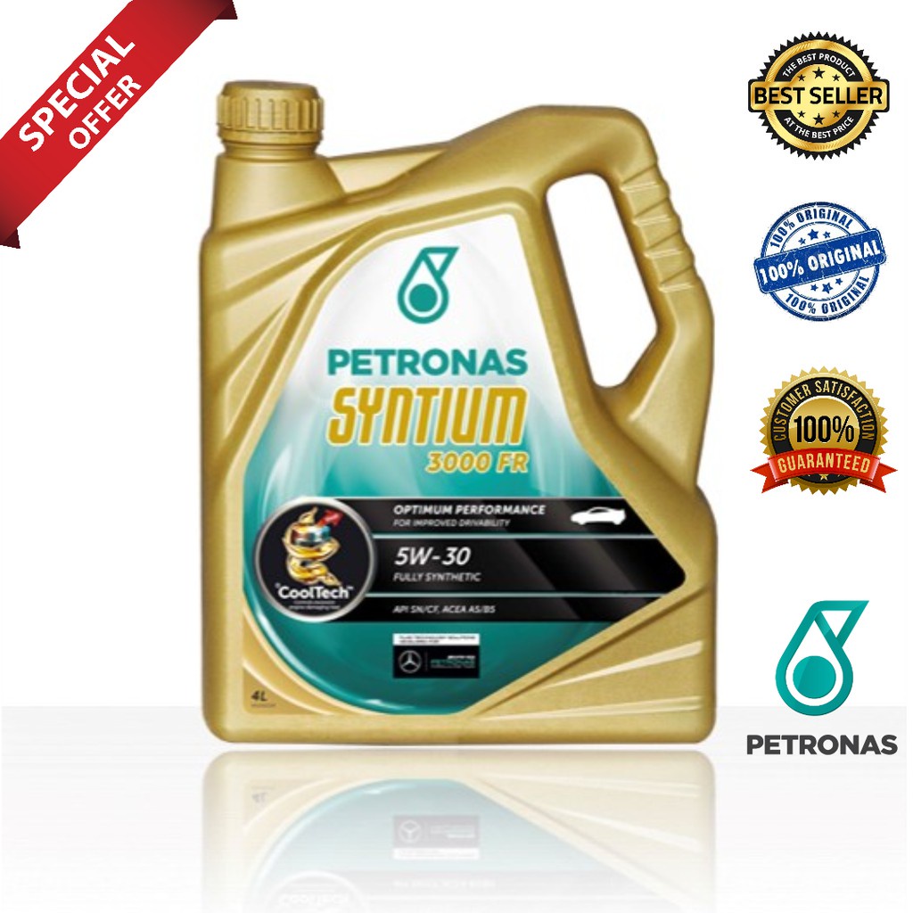 Petronas Syntium Fully Synthetic Syntium 3000 5W30 4L | Shopee Malaysia