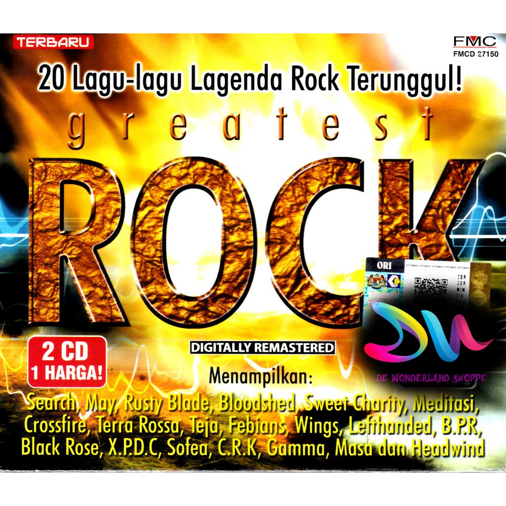 (CD-R) VARIOUS ARTISTS - GREATEST ROCK (2CD) | Shopee Malaysia