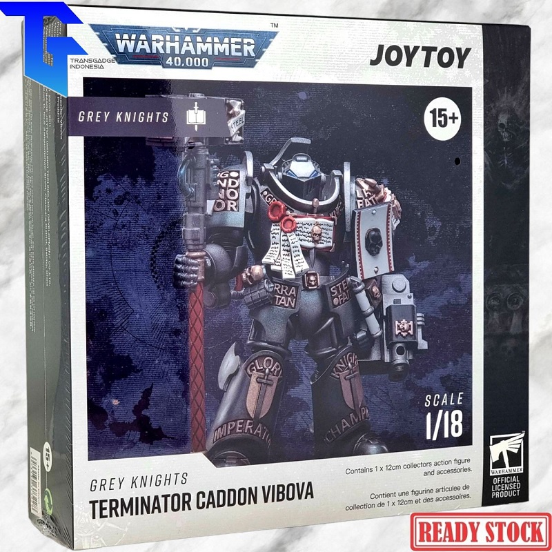 JOYTOY 1/18 Warhammer 40K Gray Knights Terminator Caddon Vibova JT3228 ...