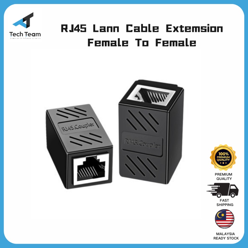 RJ45 Coupler ethernet cable coupler LAN connector inline Cat7/Cat6 ...