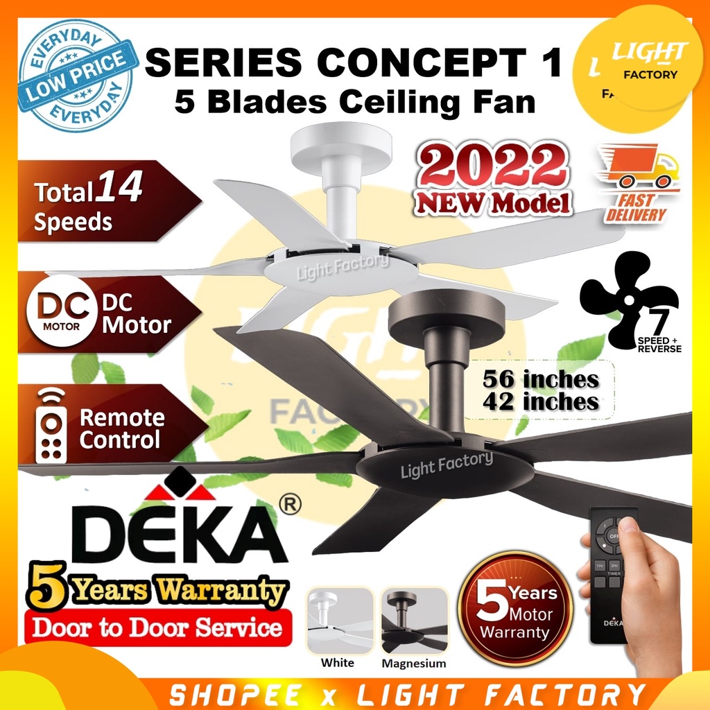 🔥NEW🔥 DEKA CONCEPT Baby Fan 42" DEKA CONCEPT MINI LED 34" DC Ceiling ...