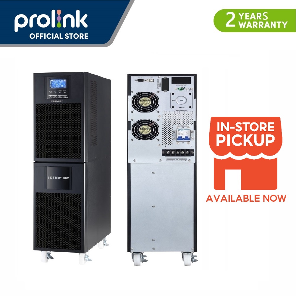 Prolink 6KVA/5400W Pure Sine Wave Online UPS with AVR for Data Center ...