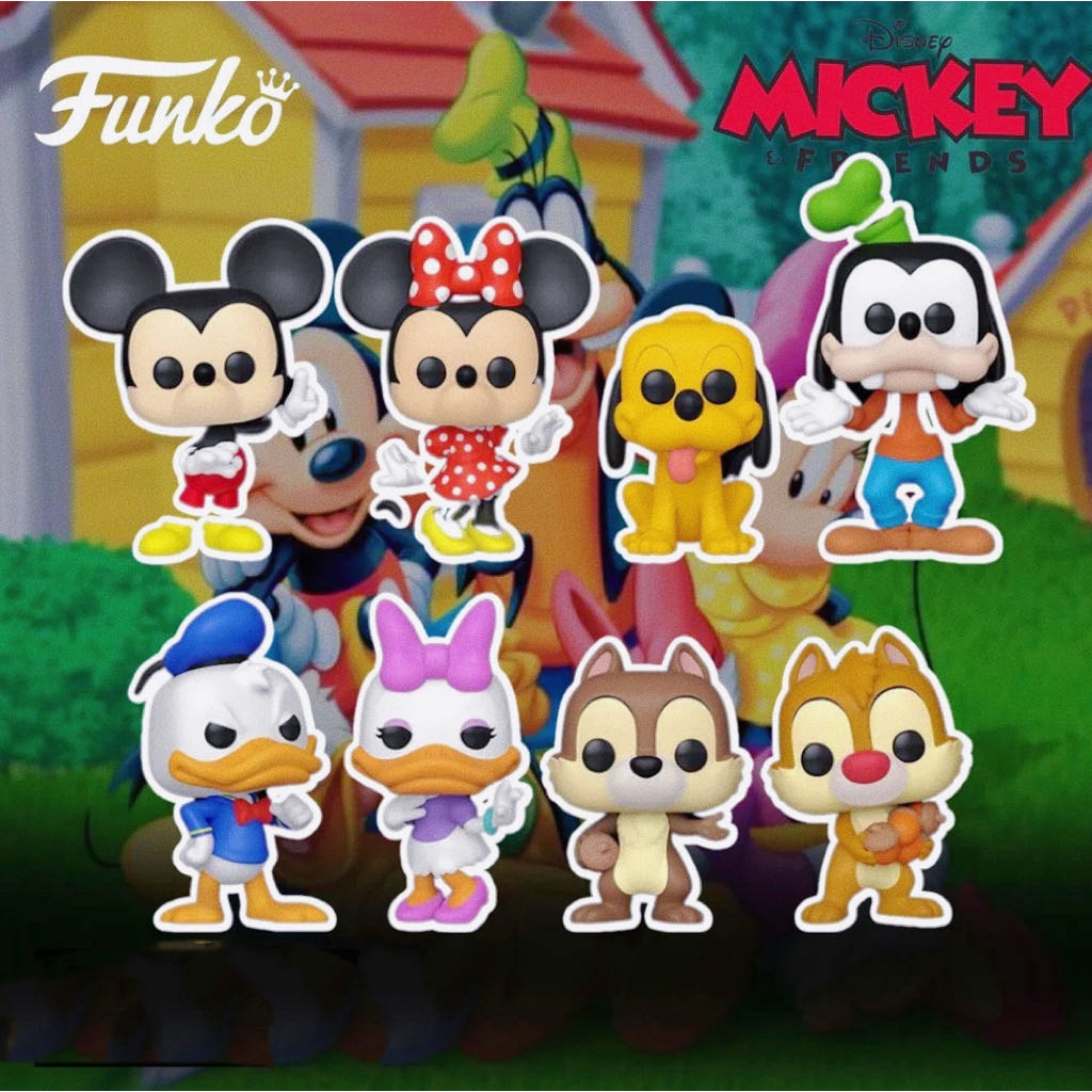 Funko Pop Vinyl Disney Number 1187 -1194 Mickey And Friends 8 ...