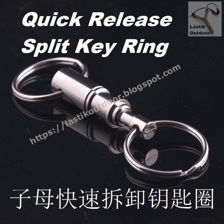 [Msia Stok]CHILDHOOD MEMORY 6188: Chrome Steel Quick Release Split Key ...