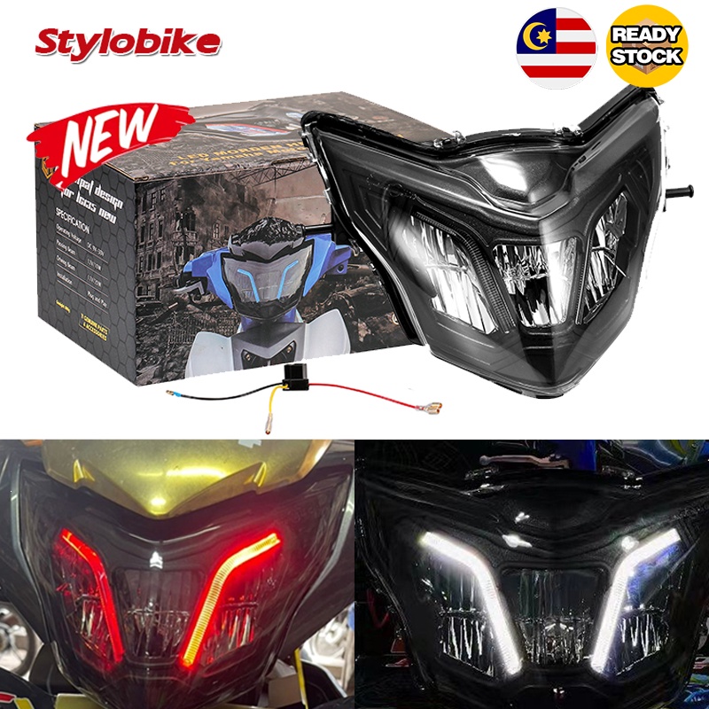 Fit For LC135 V2 V3 V4 V5 V6 V7 Head Lamp Led X-Track Lampu Besar Led LC V2-V7 PNP Lativo ...