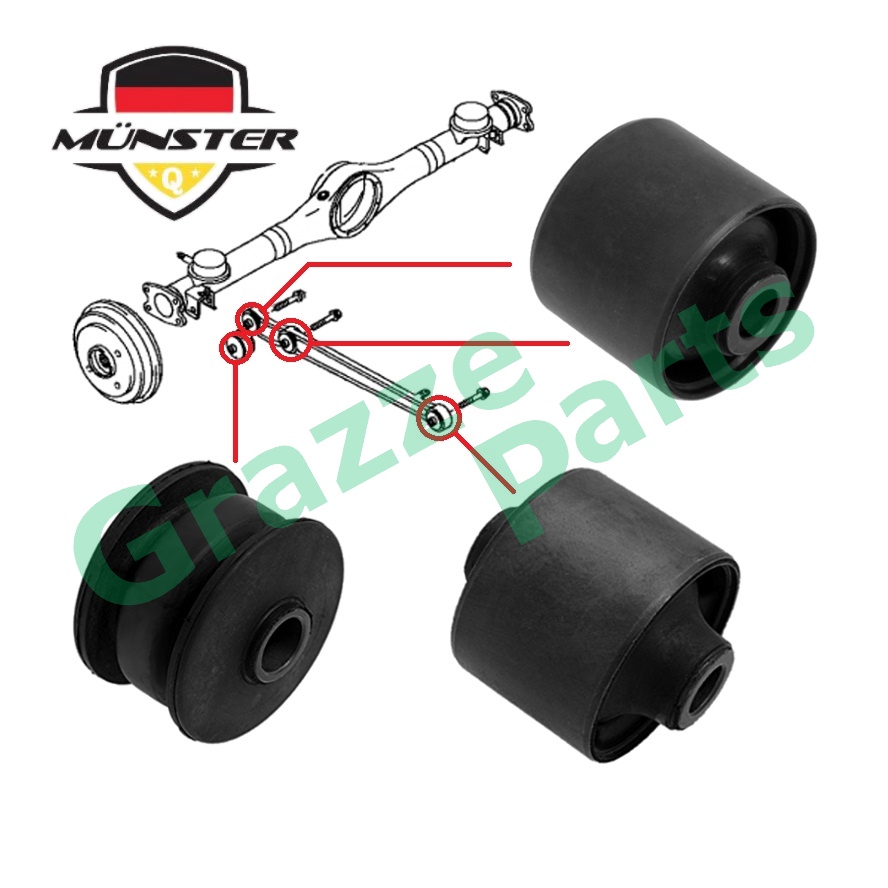 (1pc) Münster Rear Trailing Arm Bush Suspension for Perodua Kenari ...