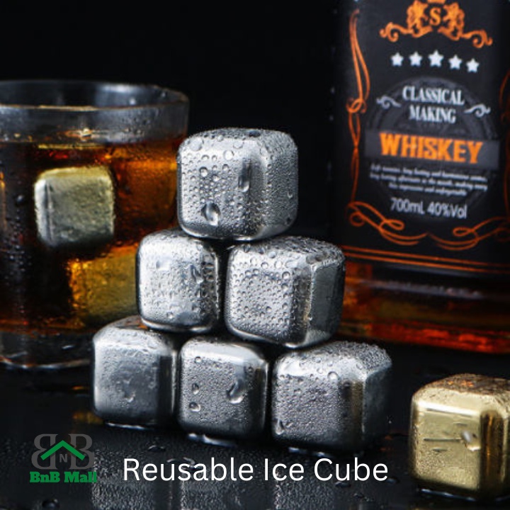 Reusable Stainless Steel Ice Cube 304 Food Grade Ice Maker Ice Cube ...