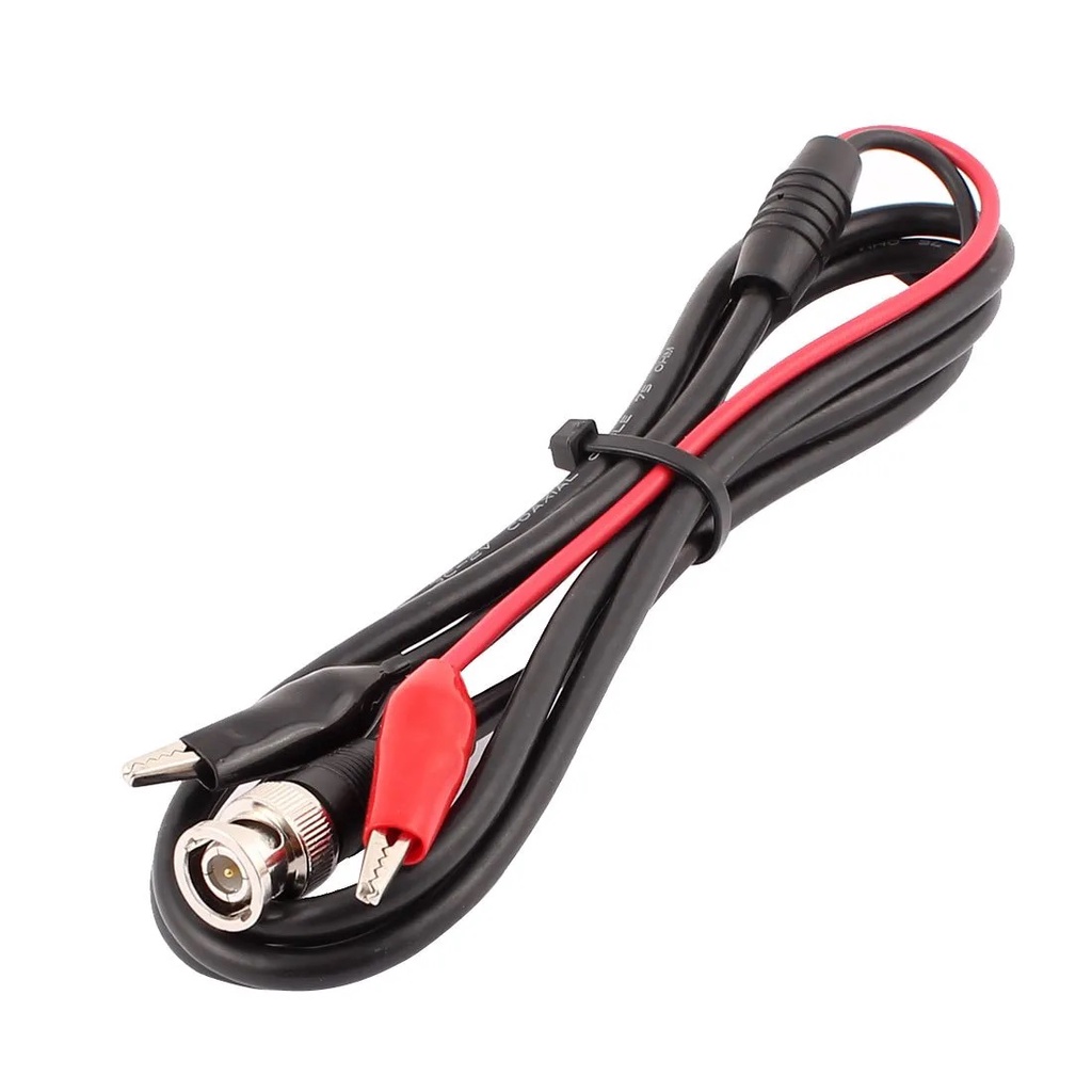 1.5M BNC Male To Crocodile Clip Alligator Clip Oscilloscope Red Black ...