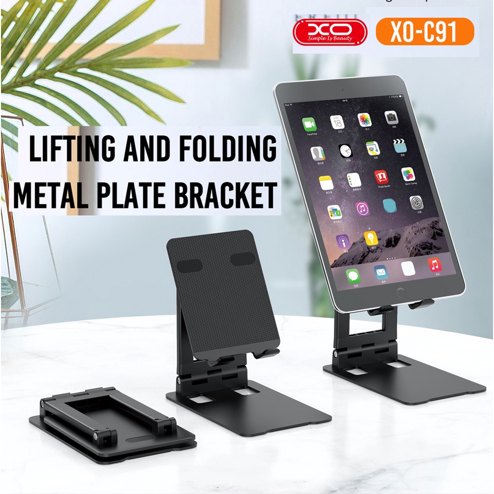 XO C91 Retractable Aluminium Mobile Phone Holder Stand Adjustable ...