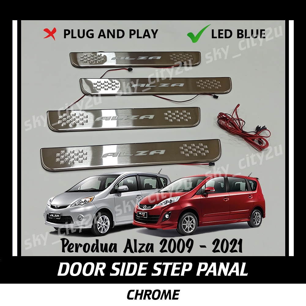 Perodua Alza 2009 2010 2011 2012 2013 2014 2015 2016 Led Door Side Step ...