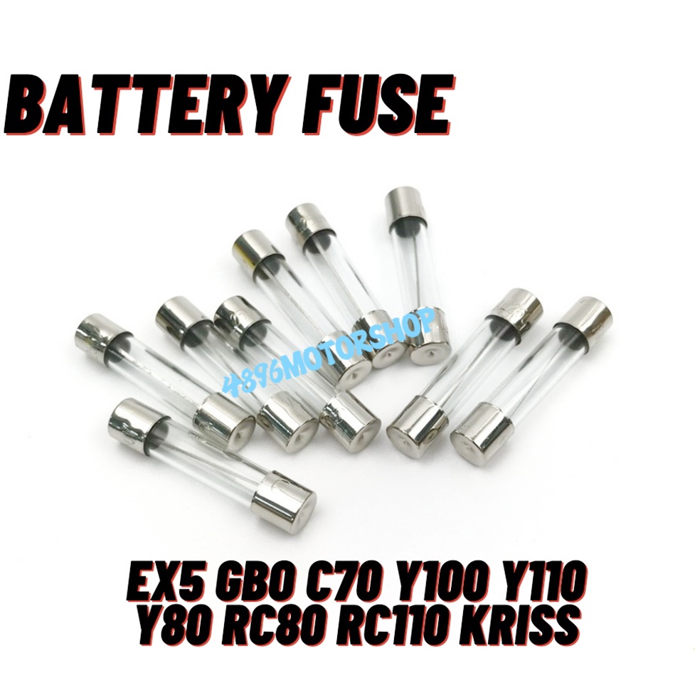 FUSE BATTERY FIUS BATERI (10A) HONDA MODENAS SUZUKI EX5 HP EX5 DREAM ...