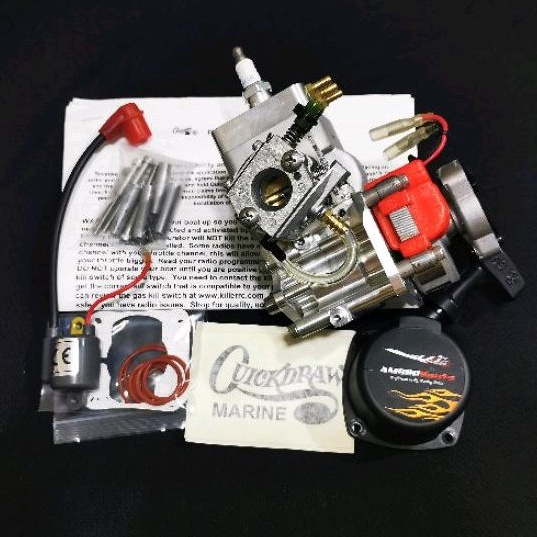 QD Pioneer Quickdraw Engine The Pioneer Sport 8 HP 30 CC for RC Boat ...