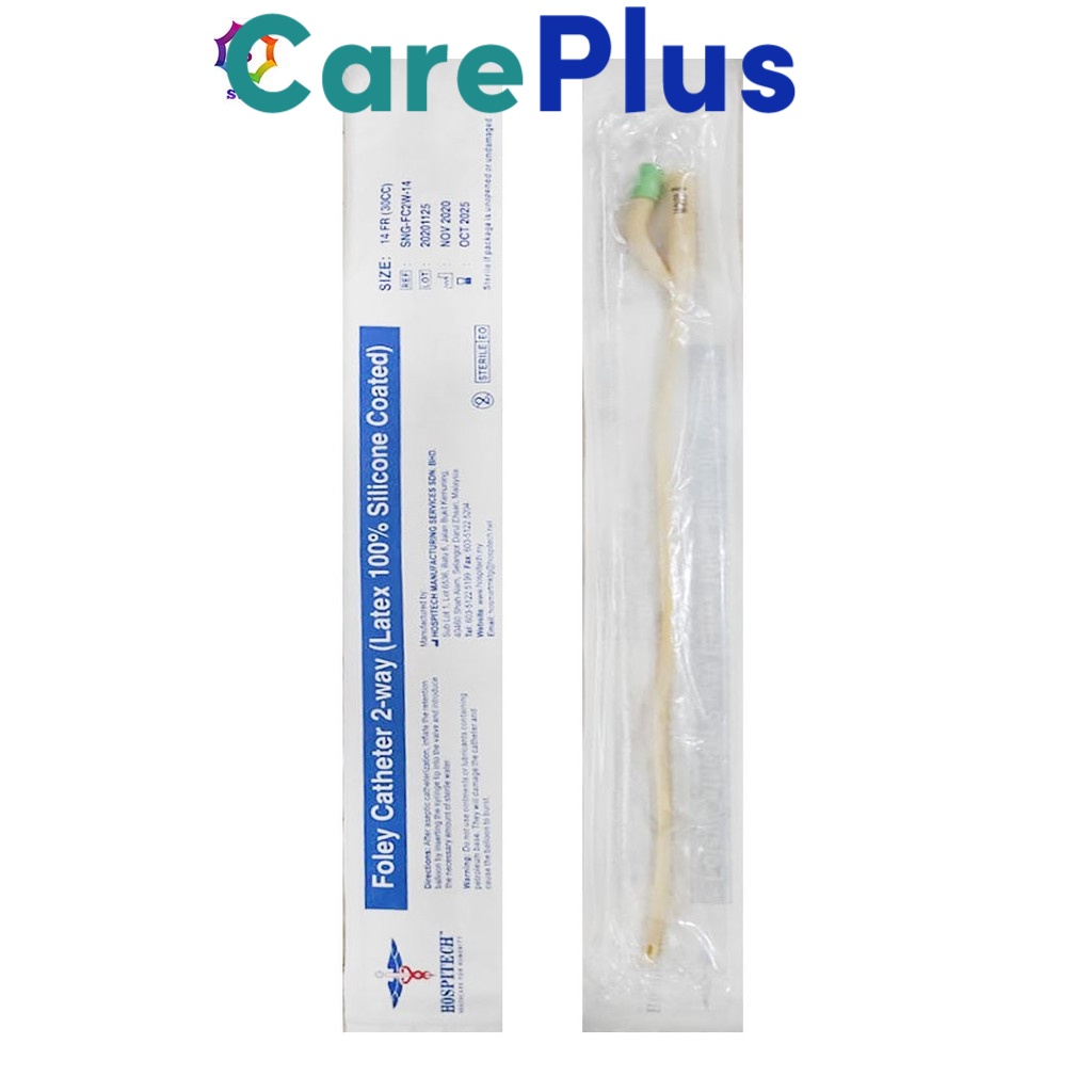 FOLEY'S CATHETER 2 WAY 14FG (EXP : 08/2025) | Shopee Malaysia