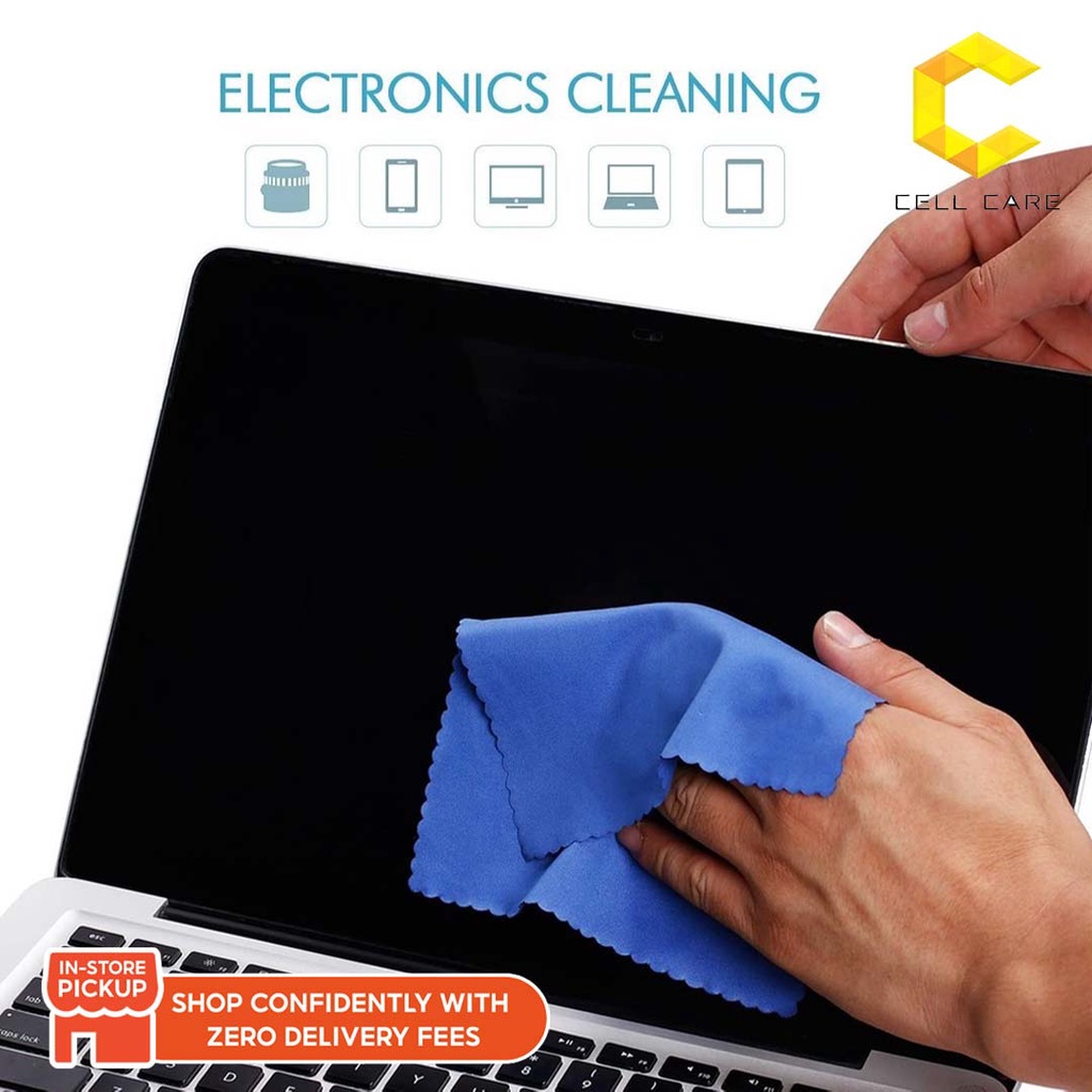 Thick Microfiber Cleaning Cloth for LCD Screens, Eyeglasses, Camera ...