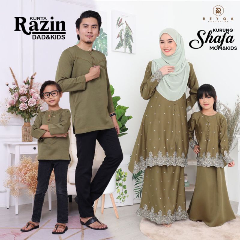 NEW ARRIVAL | FAMILY SET SEDONDON | KURUNG SHAFA, KURTA RAZIN & BAJU ...